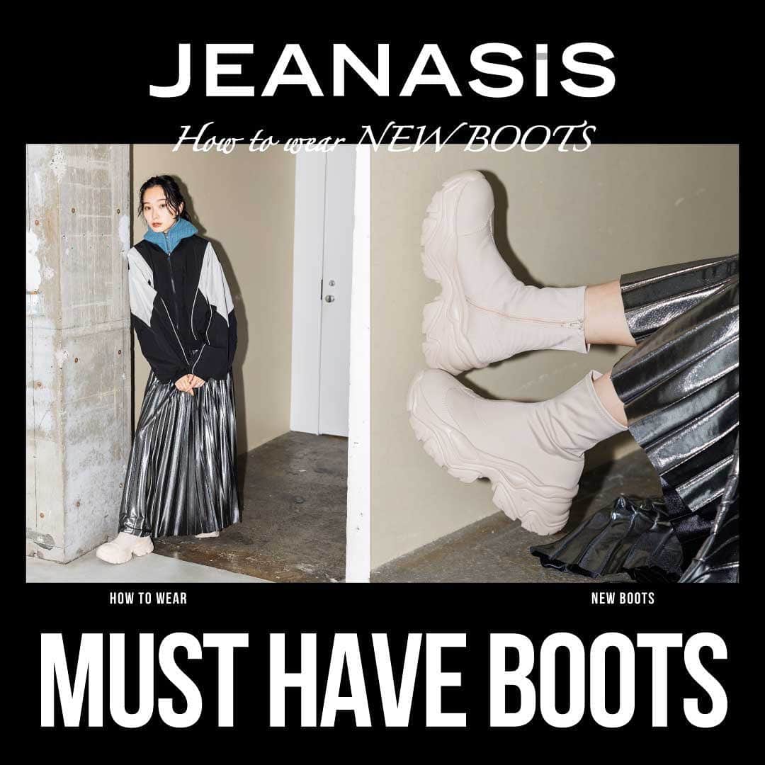 ジーナシスさんのインスタグラム写真 - (ジーナシスInstagram)「𝐻𝑜𝑤 𝑡𝑜 𝑤𝑒𝑎𝑟 𝑁𝐸𝑊 𝐵𝑂𝑂𝑇𝑆 ︎ ︎ ︎ ...