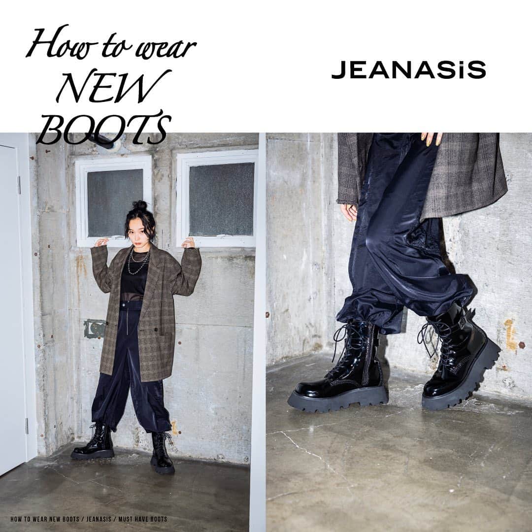 ジーナシスさんのインスタグラム写真 - (ジーナシスInstagram)「𝐻𝑜𝑤 𝑡𝑜 𝑤𝑒𝑎𝑟 𝑁𝐸𝑊 𝐵𝑂𝑂𝑇𝑆 ︎ ︎ ︎ ...