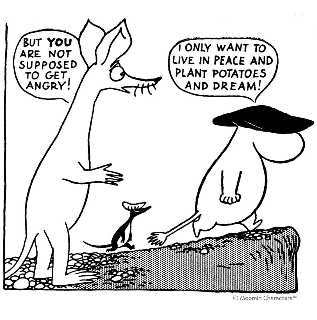 ムーミンさんのインスタグラム写真 - (ムーミンInstagram)「"I only want to live in peace and ...