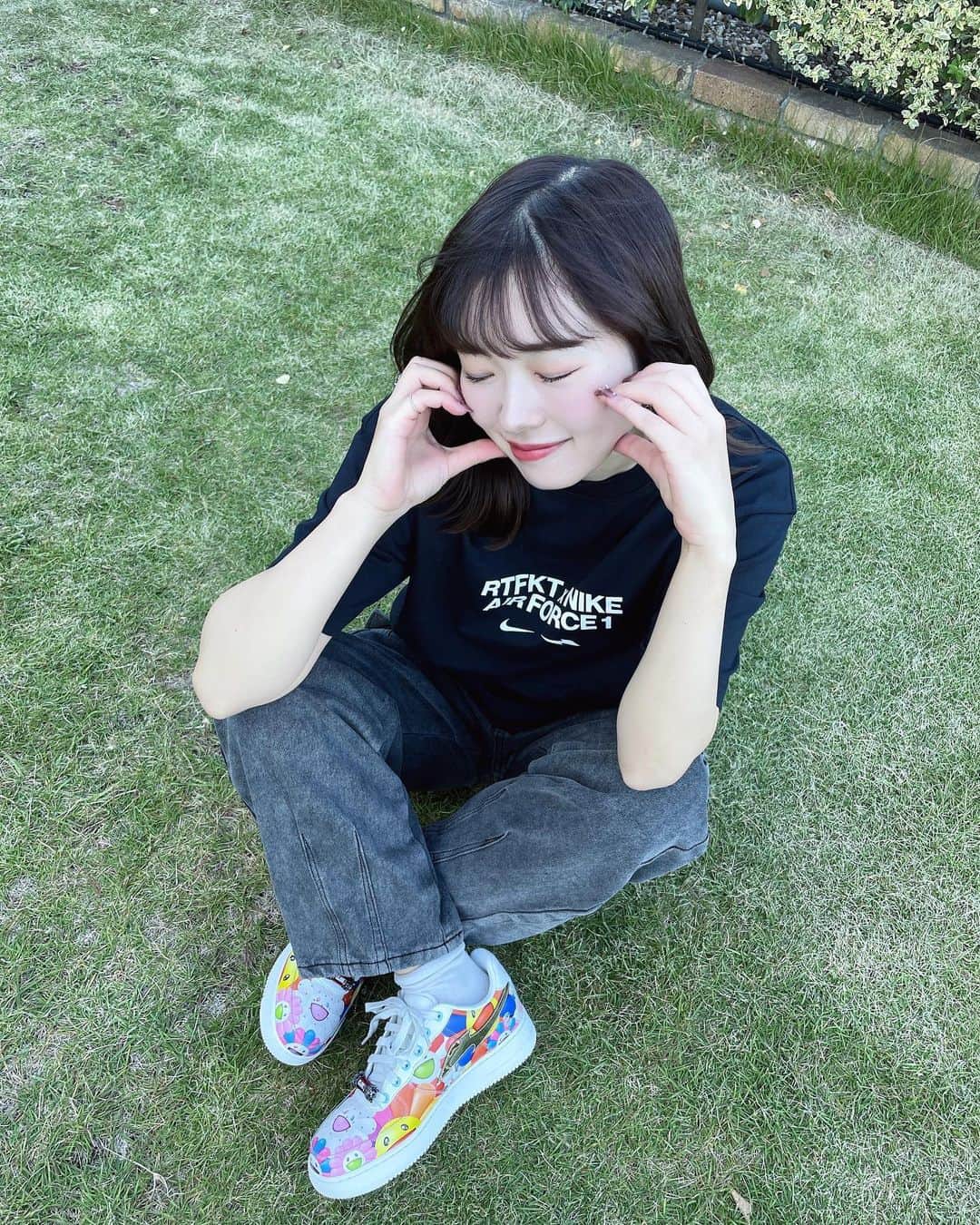 橋本紗奈さんのインスタグラム写真 - (橋本紗奈Instagram)「Favorite sneaker 👟🌼 @rtfkt x @nike ...