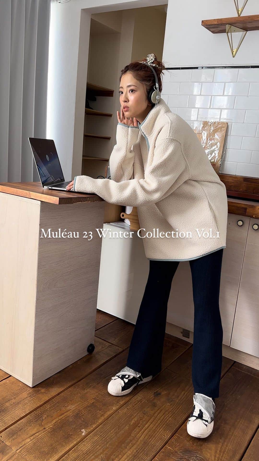 鈴本美愉さんのインスタグラム動画 - (鈴本美愉Instagram)「@muleau_official Muléau 23 Winter ...