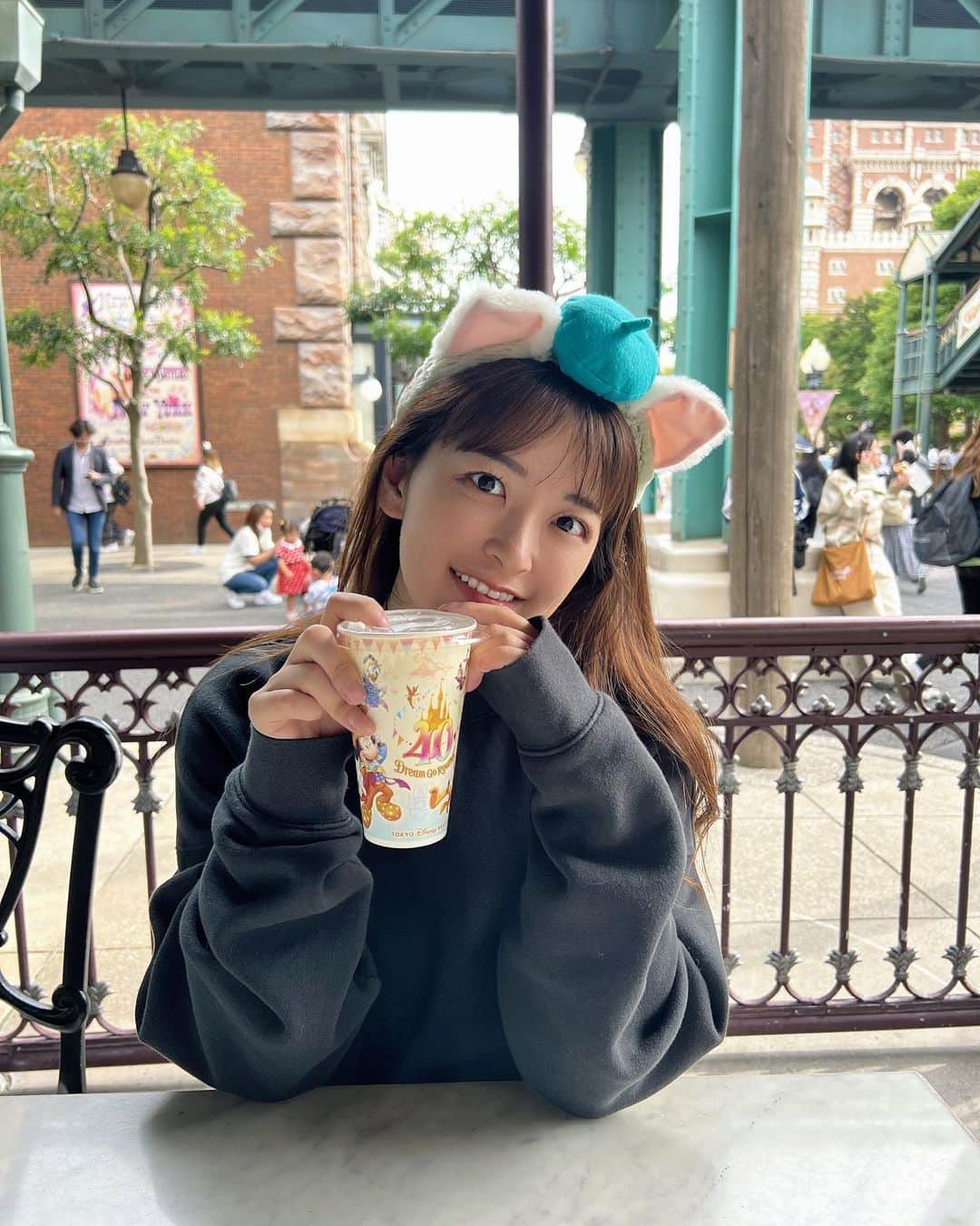 柳瀬さきさんのインスタグラム写真 - (柳瀬さきInstagram)「ディズニーシー行ってきた🐻 今日も友達に癒されてシンバ🦁の ぬいぐるみも ...