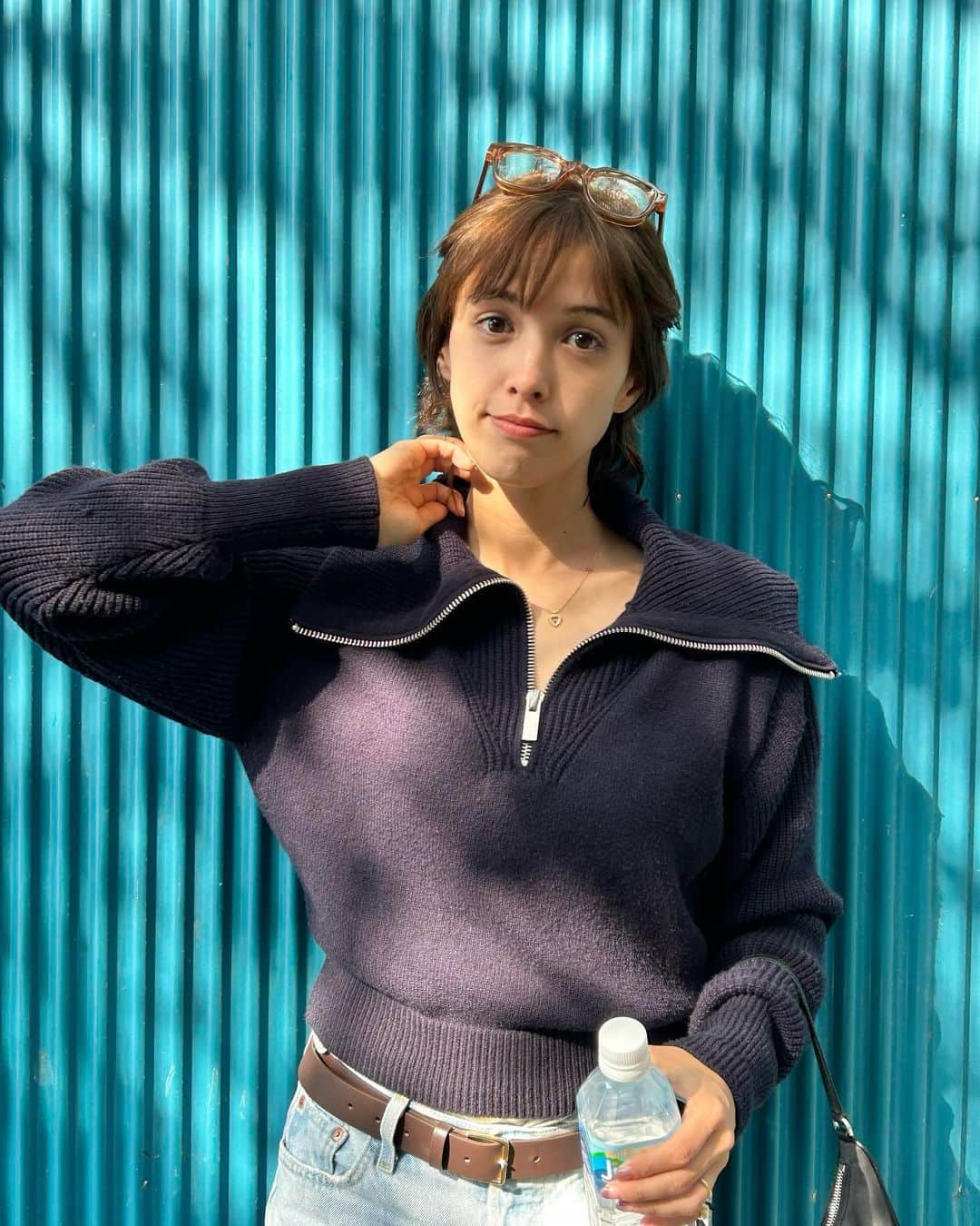 モーガン茉愛羅さんのインスタグラム写真 モーガン茉愛羅instagram 「海へ行ったら足だけでも入る🦈🌊 気分転換、😚」10月27日