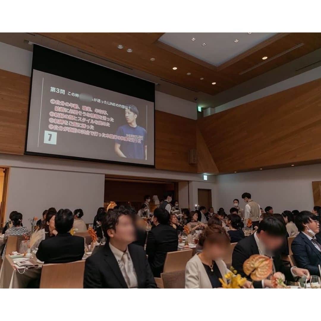 PIARYさんのインスタグラム写真 - (PIARYInstagram)「\挙式レポをご紹介💕 ／ 余興として新郎新婦にまつわるエピソードクイズを準備された花嫁さま♪ 結婚式で大切にされた ...