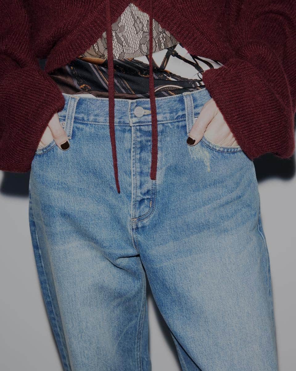 Ameri vintageさんのインスタグラム写真 - (Ameri vintageInstagram)「TURN OVER KNIT CARDIGAN (col.BLK / BLU ...