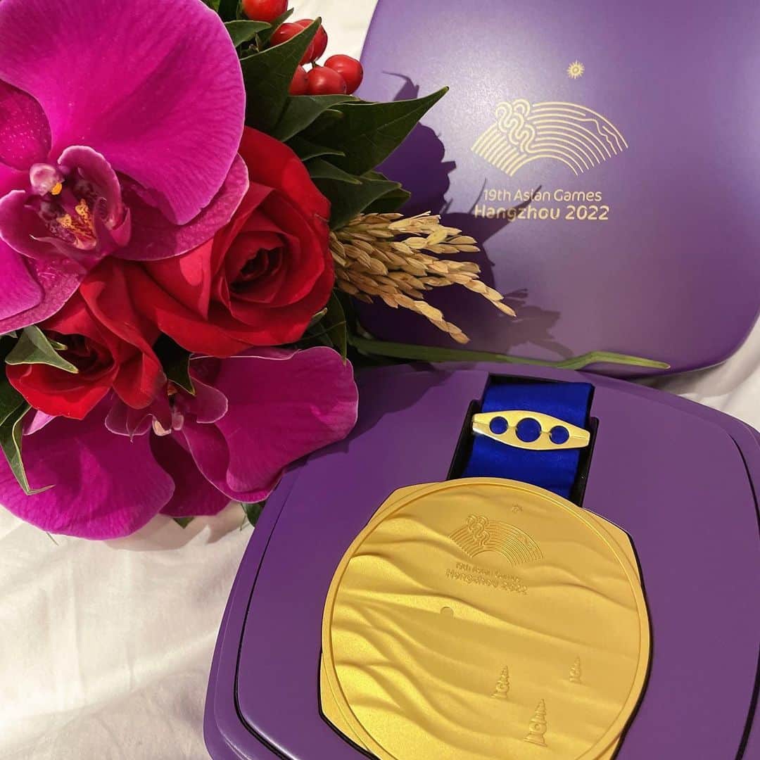 清水希容さんのインスタグラム写真 - (清水希容Instagram)「Asia Games Hangzhou GOLD medal🥇 It ...