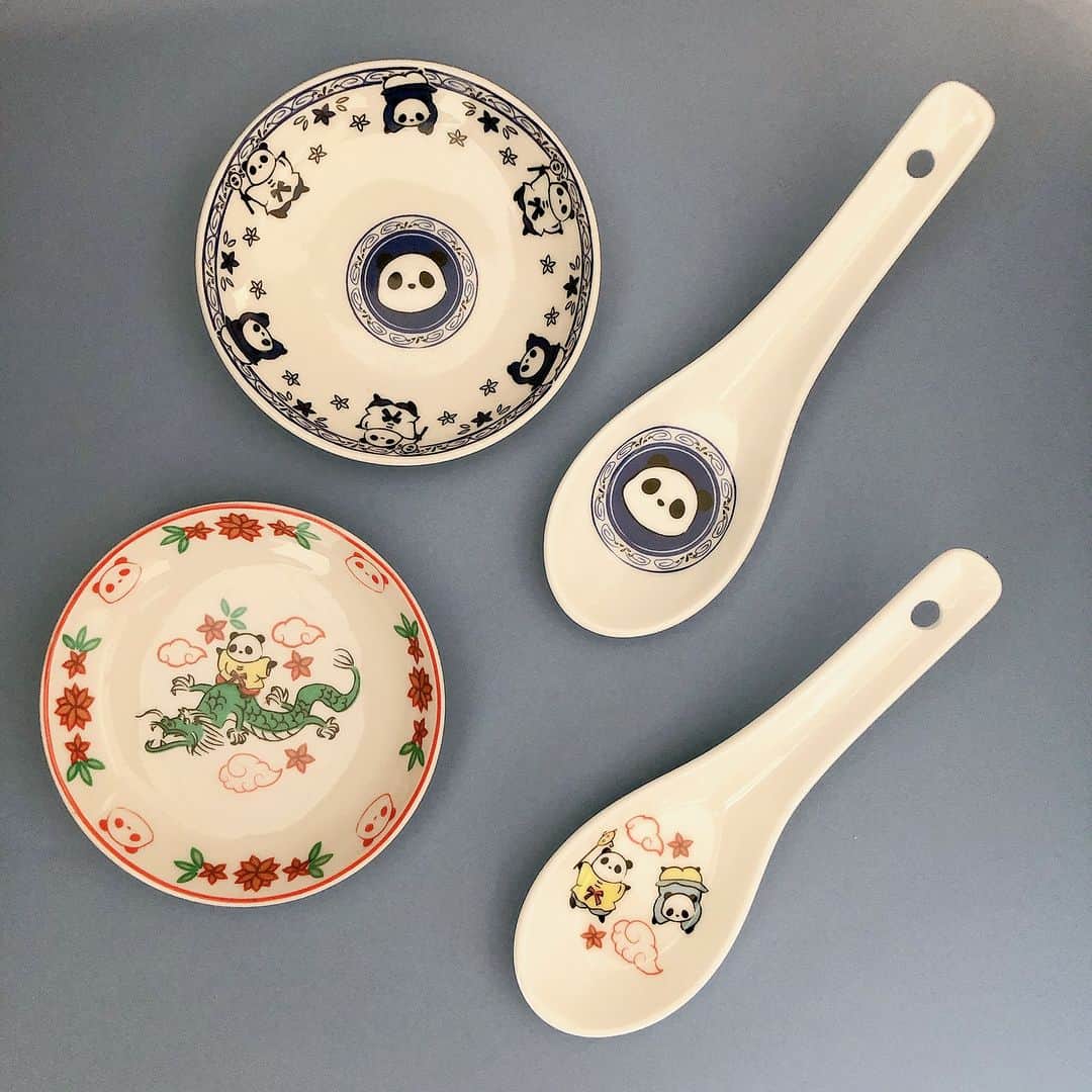 cando/キャンドゥさんのインスタグラム写真 - (cando/キャンドゥInstagram)「週末のお昼は中華で決まり☆彡 #唐子パンダプレートS #青 4582694232579 #龍 ...