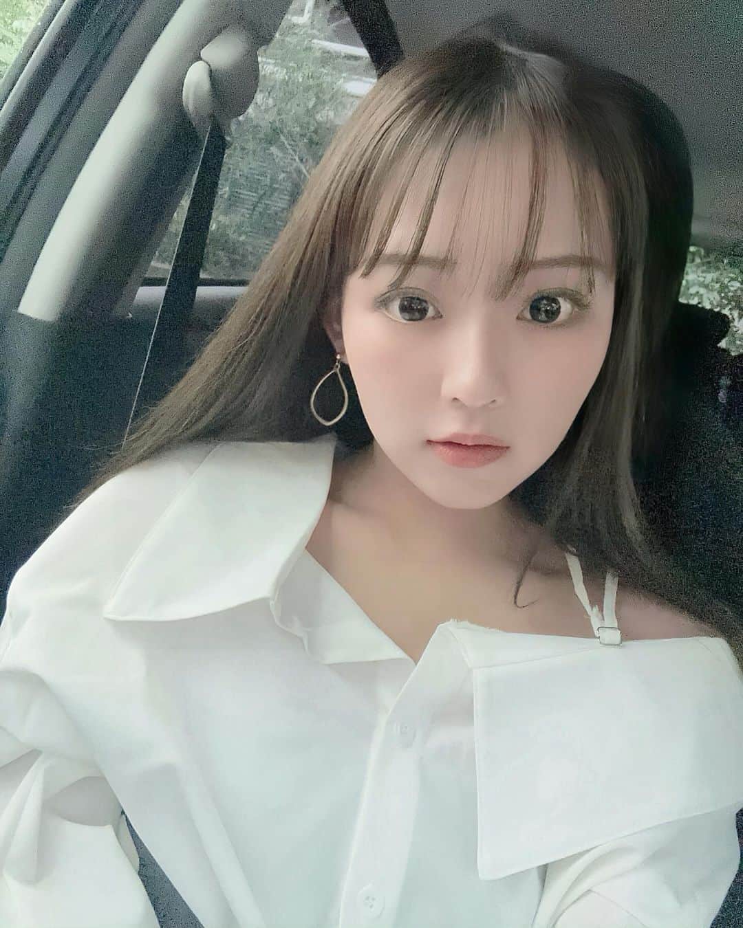 河野まひるさんのインスタグラム写真 - (河野まひるInstagram)「ドライブ大好き🚗³₃🤍 #jk#jk3#ljkブランド#jkの素敵な思い出#高校生#高3#hair#ファッション ...