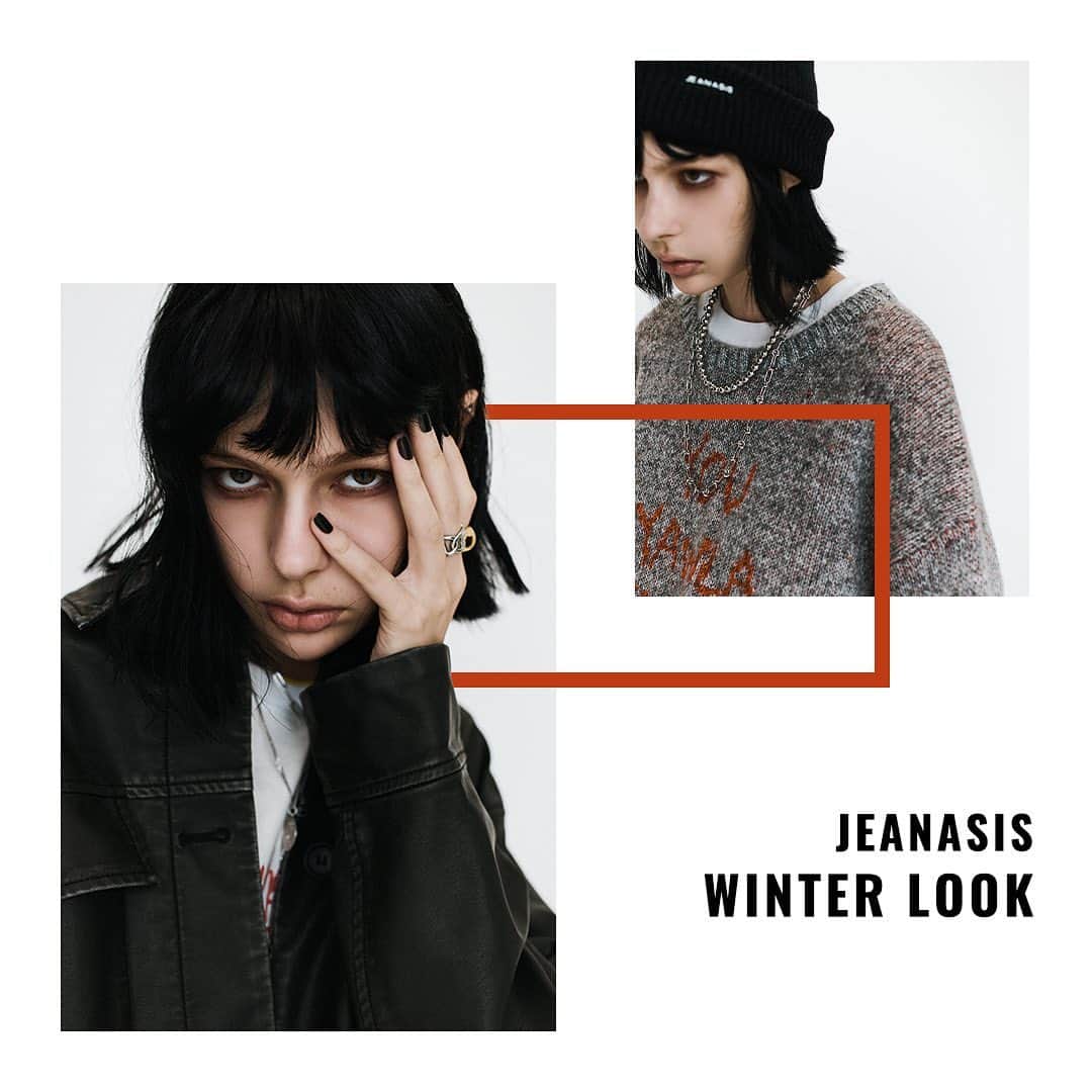 ジーナシスさんのインスタグラム写真 - (ジーナシスInstagram)「 ︎JEANASIS 2023 Winter ︎ WEB JEANASIS MEDIAでは Winter Lookを ...