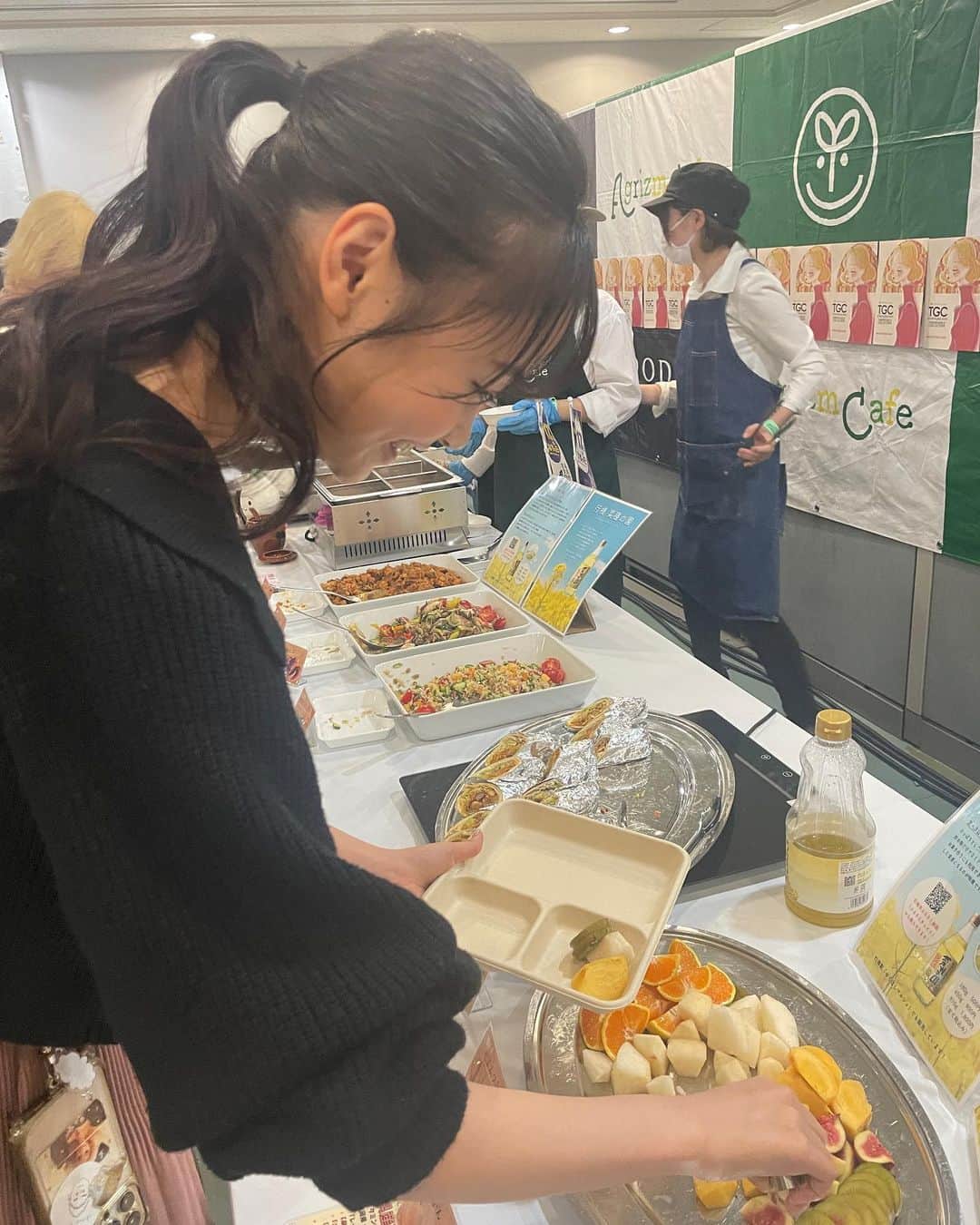 林芽亜里さんのインスタグラム写真 - (林芽亜里Instagram)「🎀 ⁡ TGC北九州のケータリングも凄く美味しかったの🤤 私のヒットは ...