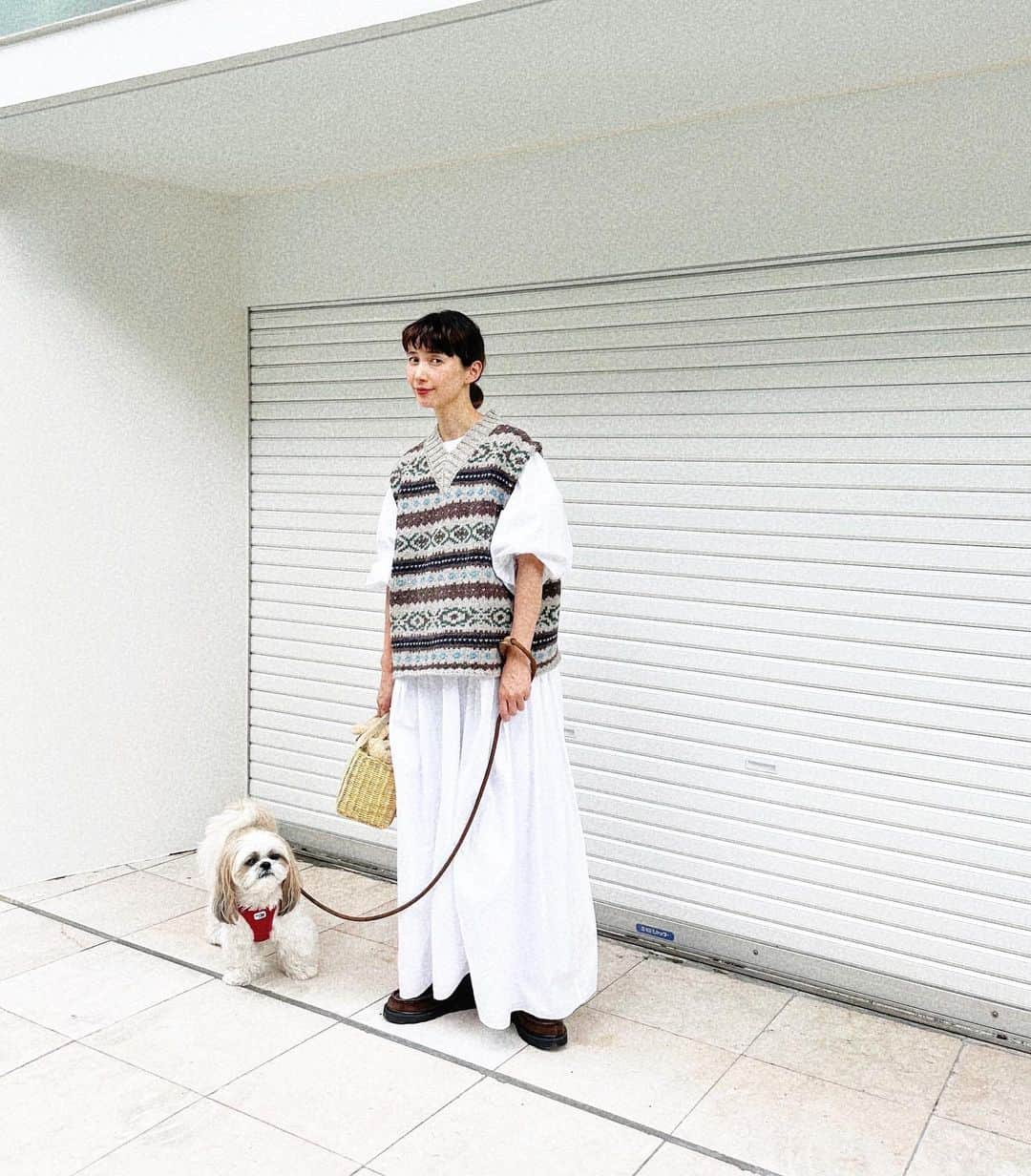 kazumiさんのインスタグラム写真 - (kazumiInstagram)「撮影が早く終わったので カブキとお茶へ☕️🤎 お天気も回復して ...