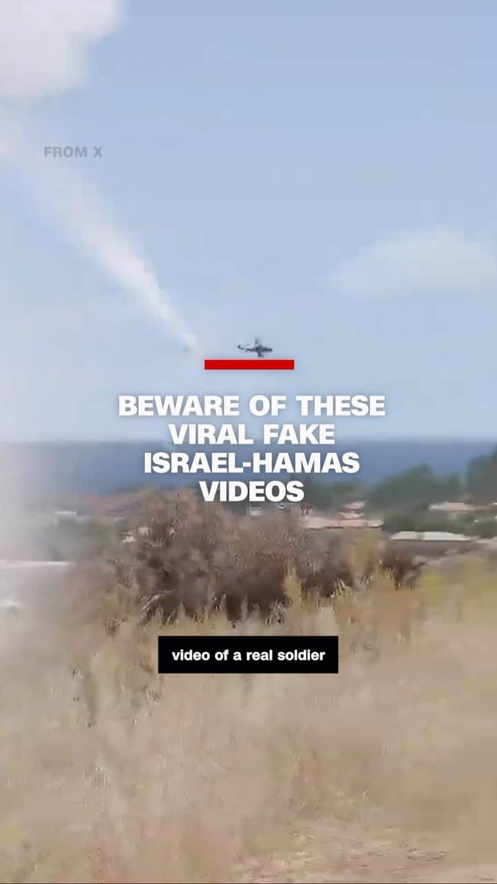 CNNさんのインスタグラム動画 - (CNNInstagram)「Misinformation about the Israel-Hamas ...