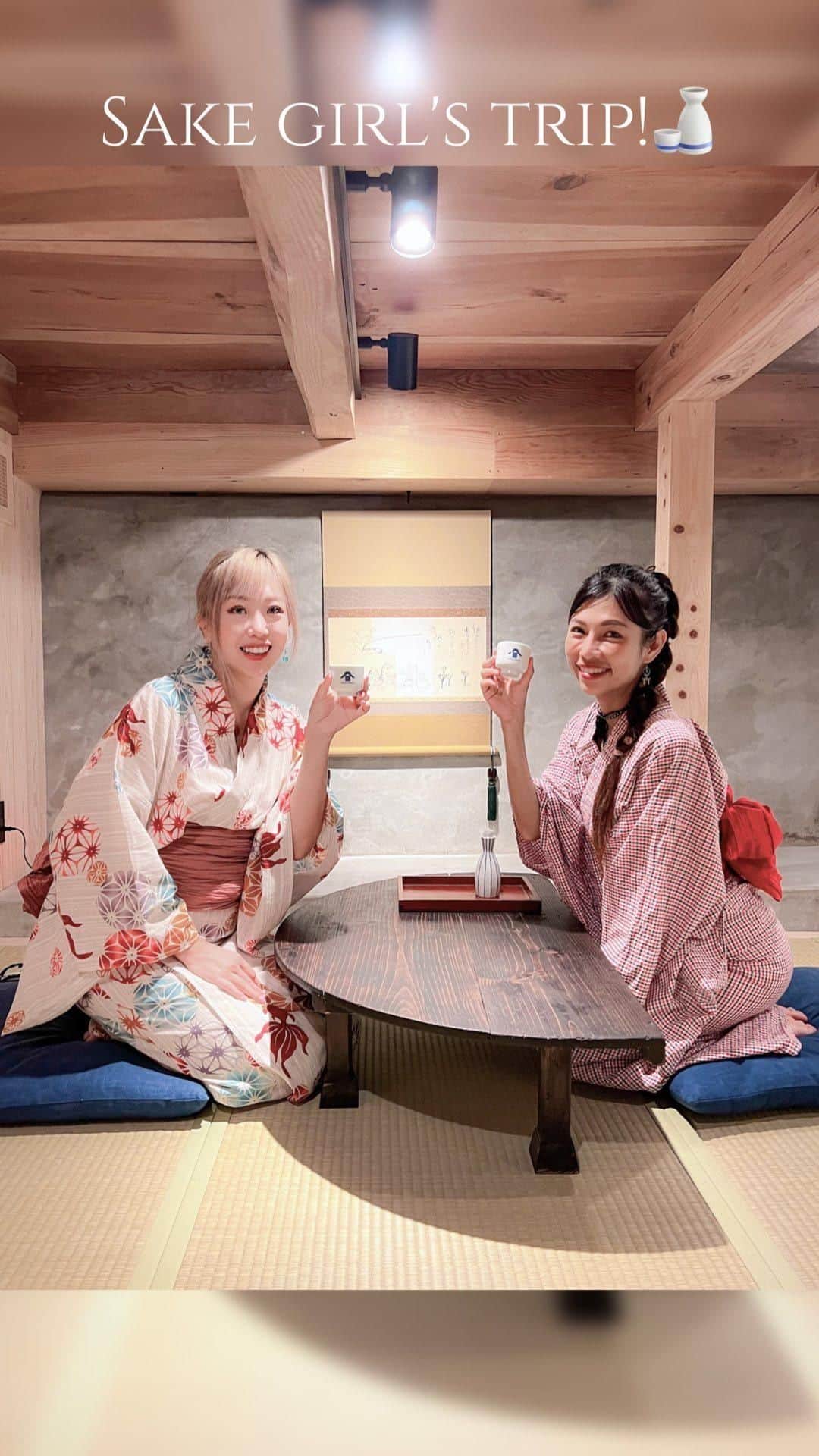 さんのインスタグラム動画 - (Instagram)「【Sake girl’s trip!🍶】 On this girl’s trip, @ariel.land and I explored ...