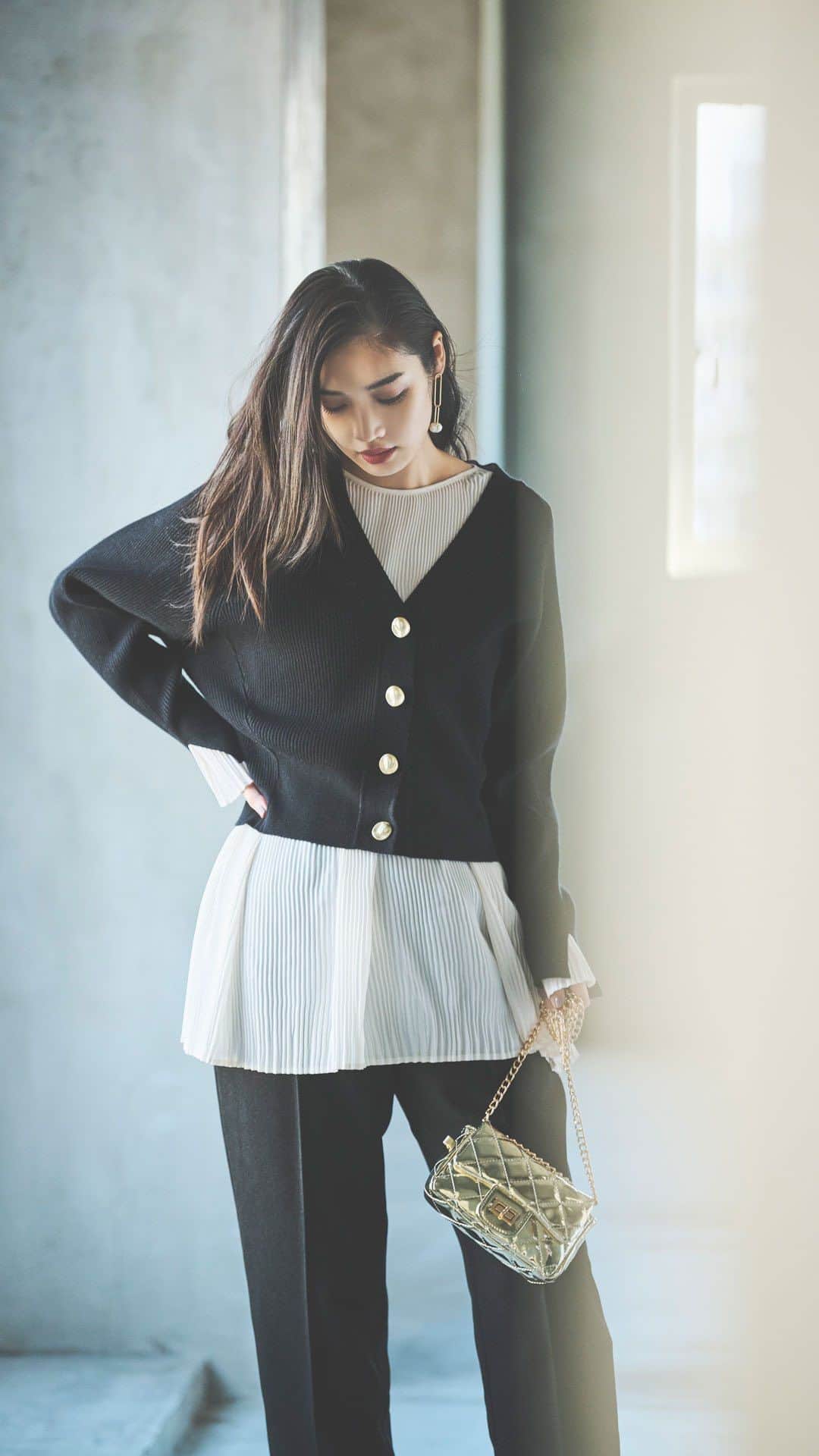 Techichiさんのインスタグラム動画 - (TechichiInstagram)「スタイリスト弓桁いずみ×Té chichi ...