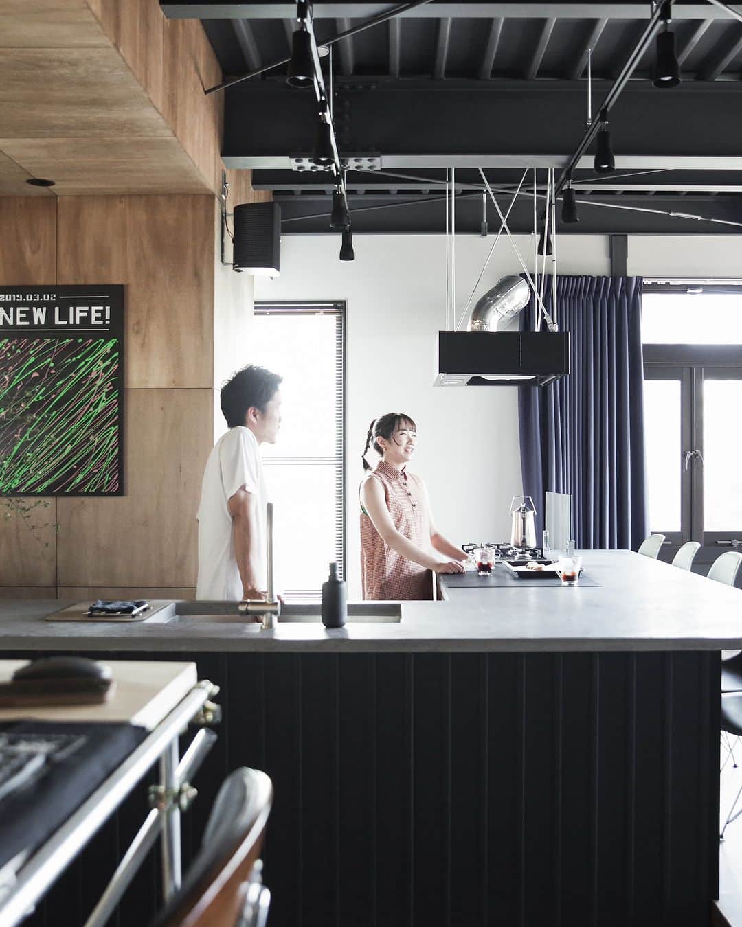 EIGHT DESIGNさんのインスタグラム写真 - (EIGHT DESIGNInstagram)「気に入ったらいいね＆保存お願いします♪ @eightdesign 鉄骨造の中古一戸建てを ...