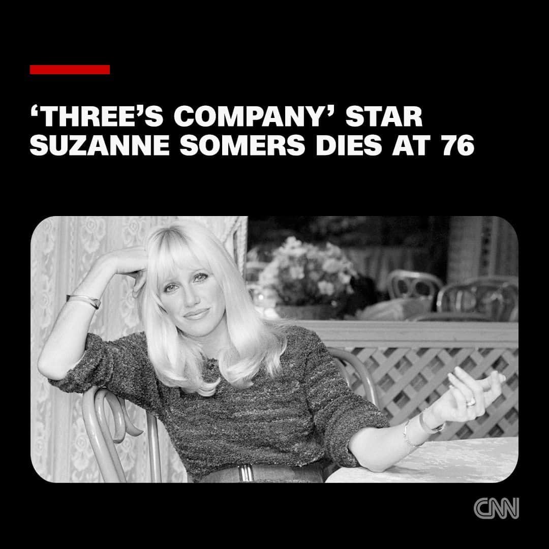 CNNさんのインスタグラム写真 - (CNNInstagram)「Suzanne Somers, the actress who lit up ...