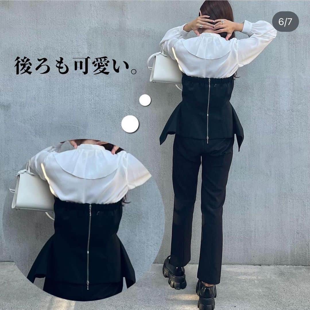 4yuuu!さんのインスタグラム写真 - (4yuuu!Instagram)「1枚ではもちろん、レイヤードしても可愛い ️‍🔥 GUの【大人可愛いブラウス🌼】 今回は、 @manaodays ...