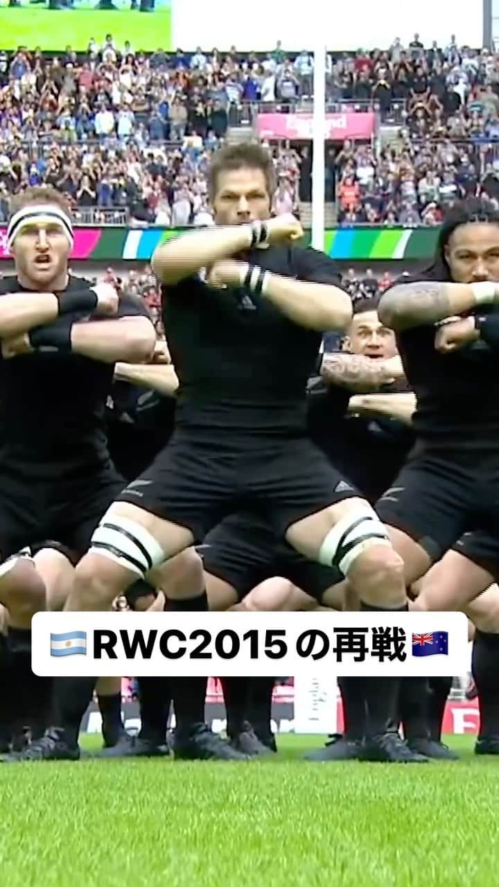ラグビーワールドカップさんのインスタグラム動画 - (ラグビーワールドカップInstagram)「#RWC2015 でも激突した両者🇳🇿🇦🇷🔥 その際の #オールブラックス の面々は今見ても ...