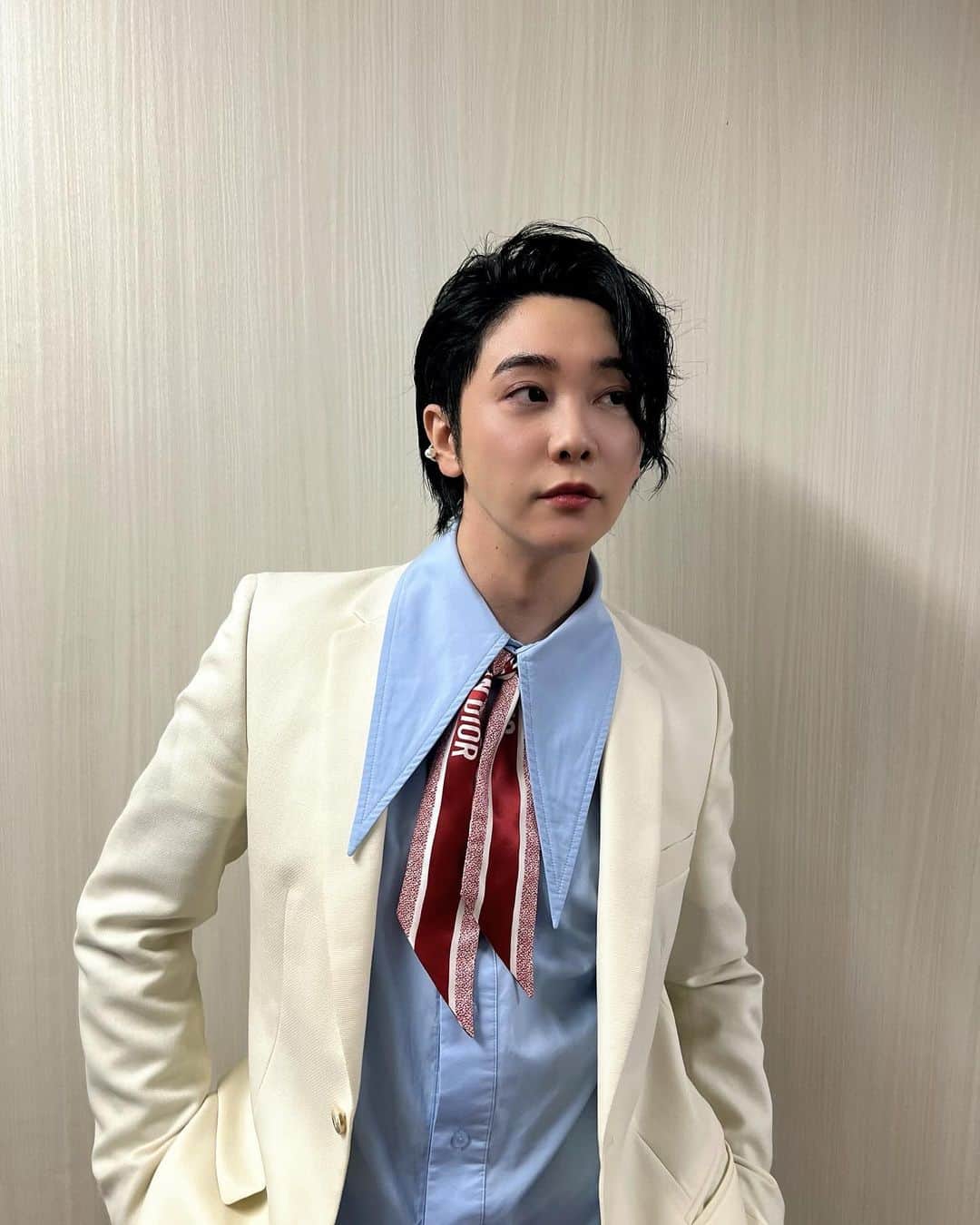 大森元貴さんのインスタグラム写真 - (大森元貴Instagram)「🤍🩵 ️」10月20日 17時00分 - motoki_ohmori_mga