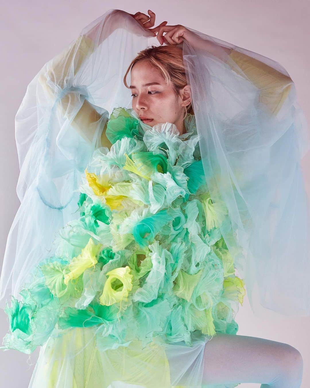 ARAKI SHIROさんのインスタグラム写真 - (ARAKI SHIROInstagram)「-green costume ...