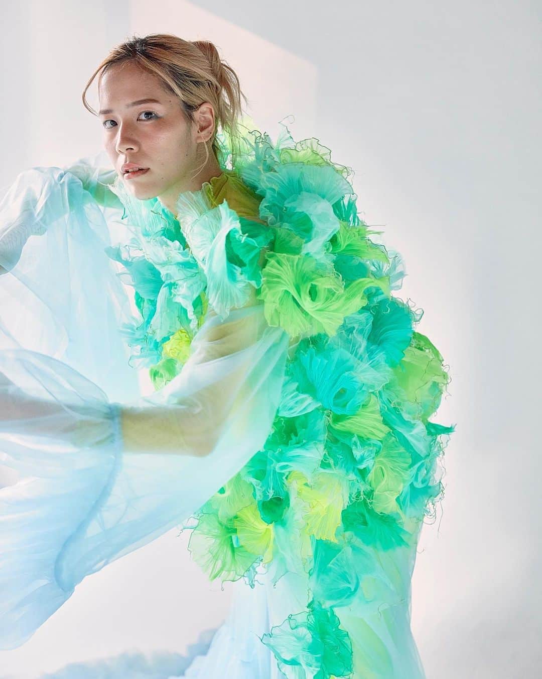 ARAKI SHIROさんのインスタグラム写真 - (ARAKI SHIROInstagram)「-green costume ...