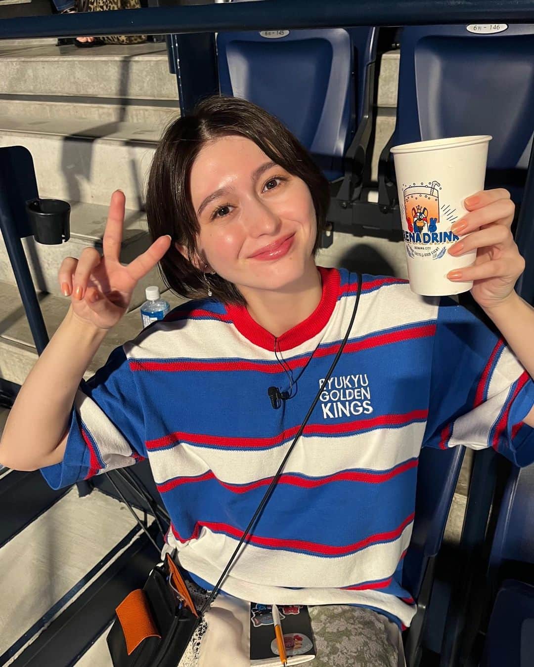 クリスティーナ菜波さんのインスタグラム写真 - (クリスティーナ菜波Instagram)「10/18 EASL(東アジアスーパーリーグ) 琉球ゴールデンキングスvsソウルSKナイツ 📍沖縄 ...