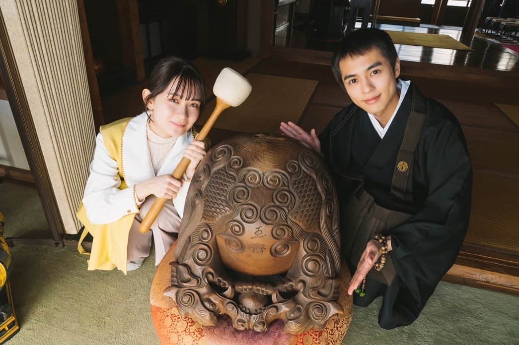 奥野壮さんのインスタグラム写真 - (奥野壮Instagram)「『女子高生、僧になる』 最終話、今夜24時50分〜放送です。 寺ウエディング ...