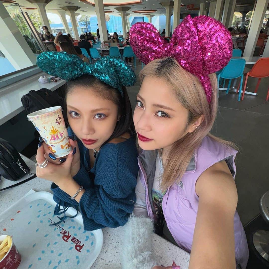 honoka さんのインスタグラム写真 - (honoka Instagram)「はぴ🏰🩵🩷 #ほのかnails」10月22日 18時58分 ...