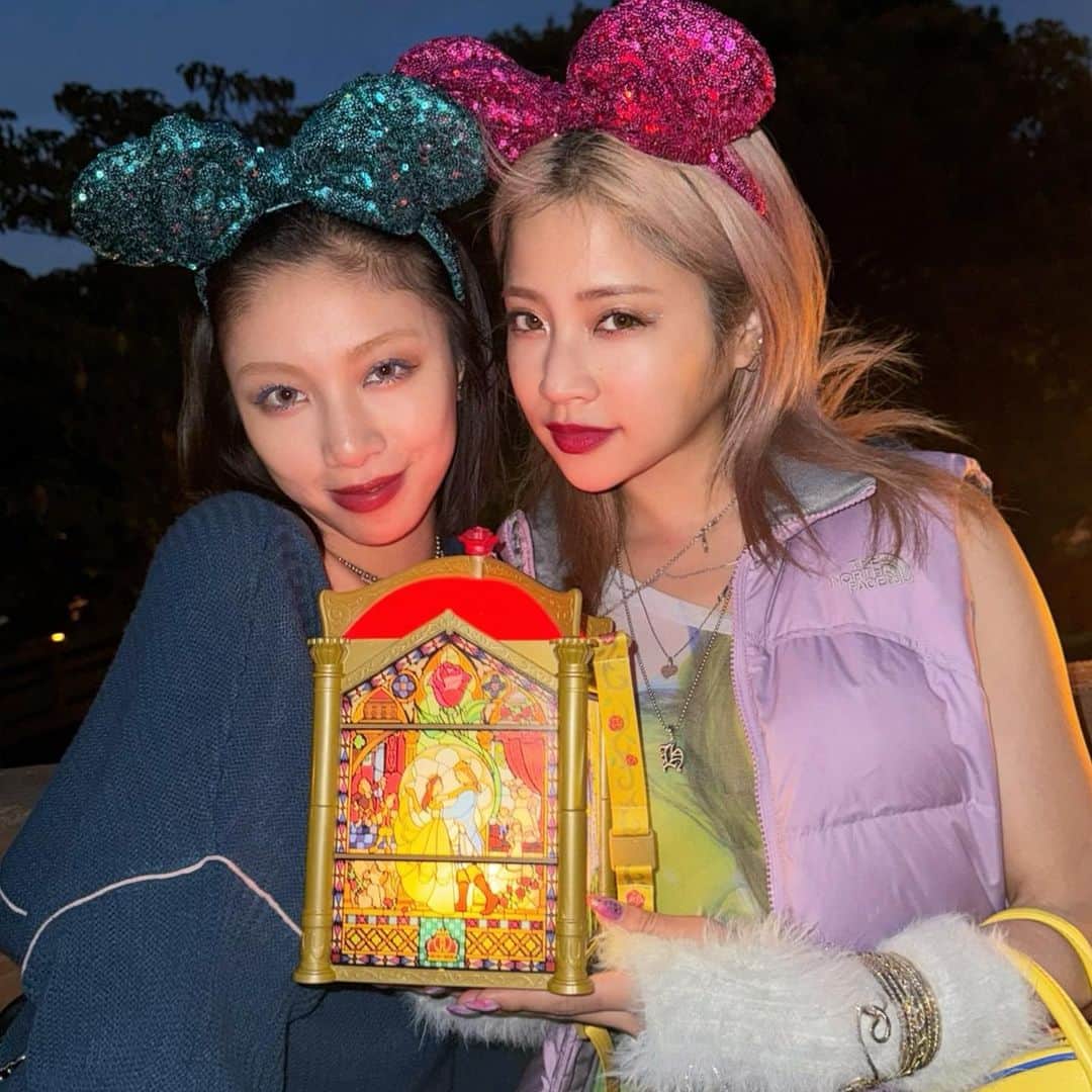 honoka さんのインスタグラム写真 - (honoka Instagram)「はぴ🏰🩵🩷 #ほのかnails」10月22日 18時58分 ...