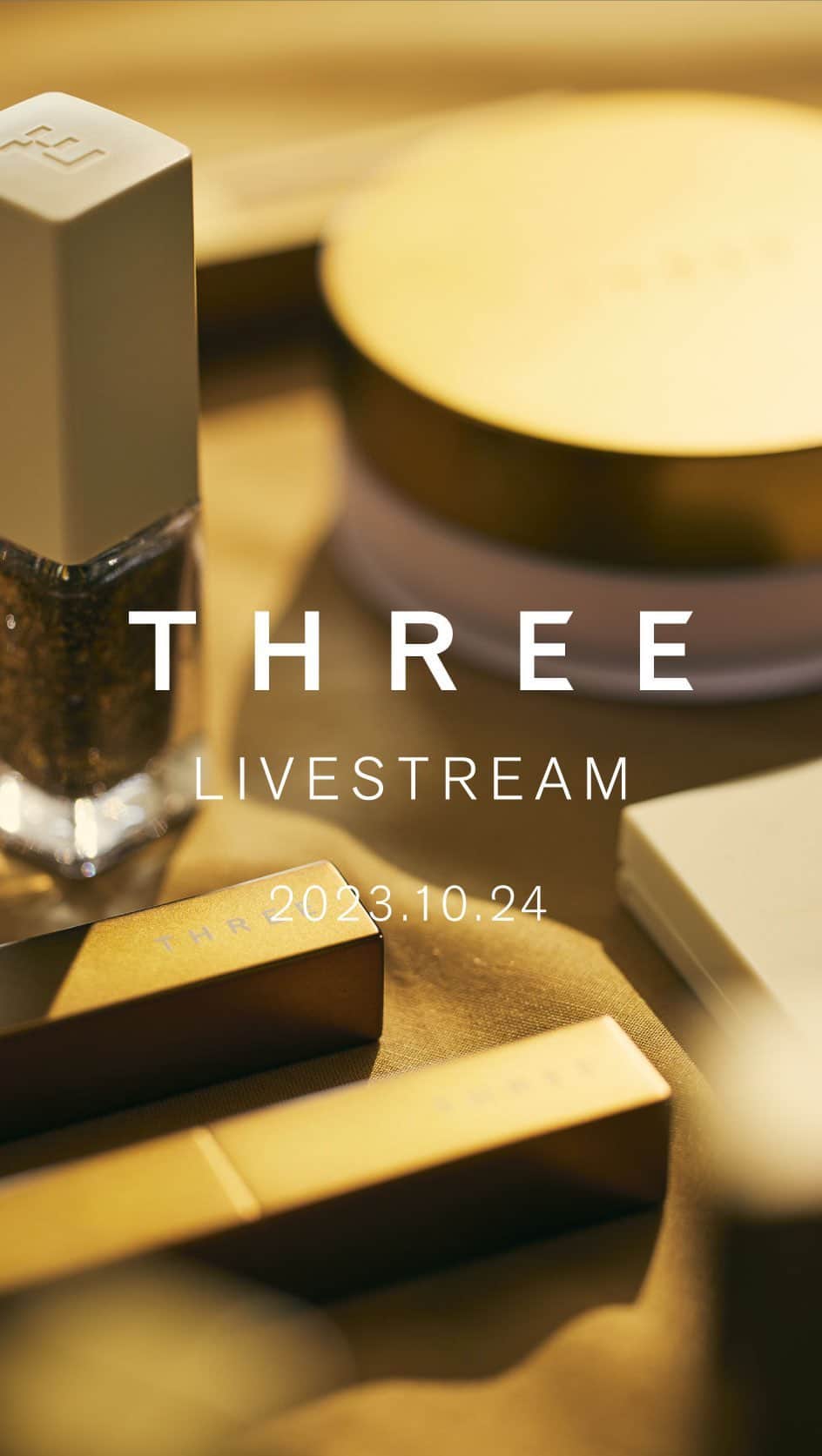 THREEさんのインスタグラム動画 - (THREEInstagram)「〈明日より発売開始！〉 2023 HOLIDAY COLLECTION “SACRED GEOMETRY” 愛の黄金比 ...