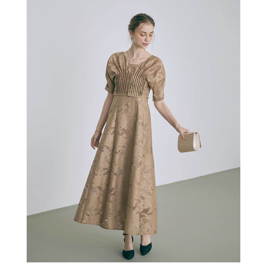 Dorry Dollさんのインスタグラム写真 - (Dorry DollInstagram)「【 9439 】 ジャガードセットドレス Jacquard Set Dresses 上品な雰囲気 ...