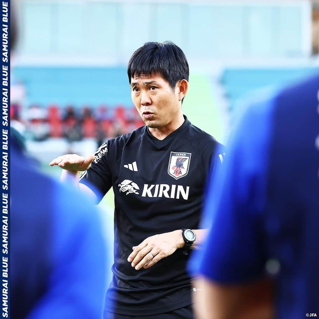 日本サッカー協会さんのインスタグラム写真 - (日本サッカー協会Instagram)「. 🔹𝗦𝗔𝗠𝗨𝗥𝗔𝗜 𝗕𝗟𝗨𝗘🔹 【2023.11.20 Training Report ️】 シリア戦に ...