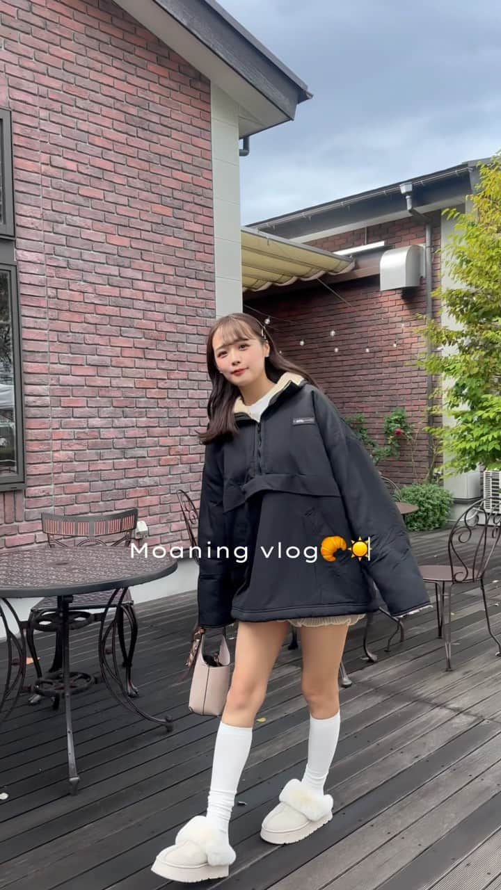 計良日向子（ひなひ）さんのインスタグラム動画 - (計良日向子（ひなひ）Instagram)「@classicalelf_official . ハーフジップナイロンボアブルゾン🥯🤎 ...