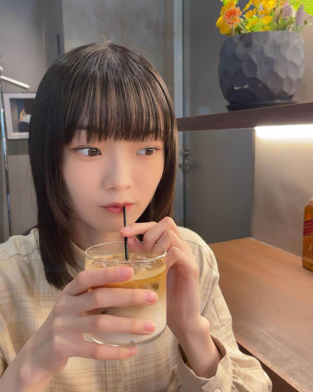 山﨑愛生さんのインスタグラム写真 - (山﨑愛生Instagram)「. @i2.cafe さんへ行ってきました♪ 📷 ♡「大学芋と紫芋モンブラン」 ♡「ヘーゼルナッツラテ」 お母さんが頼んだ ...