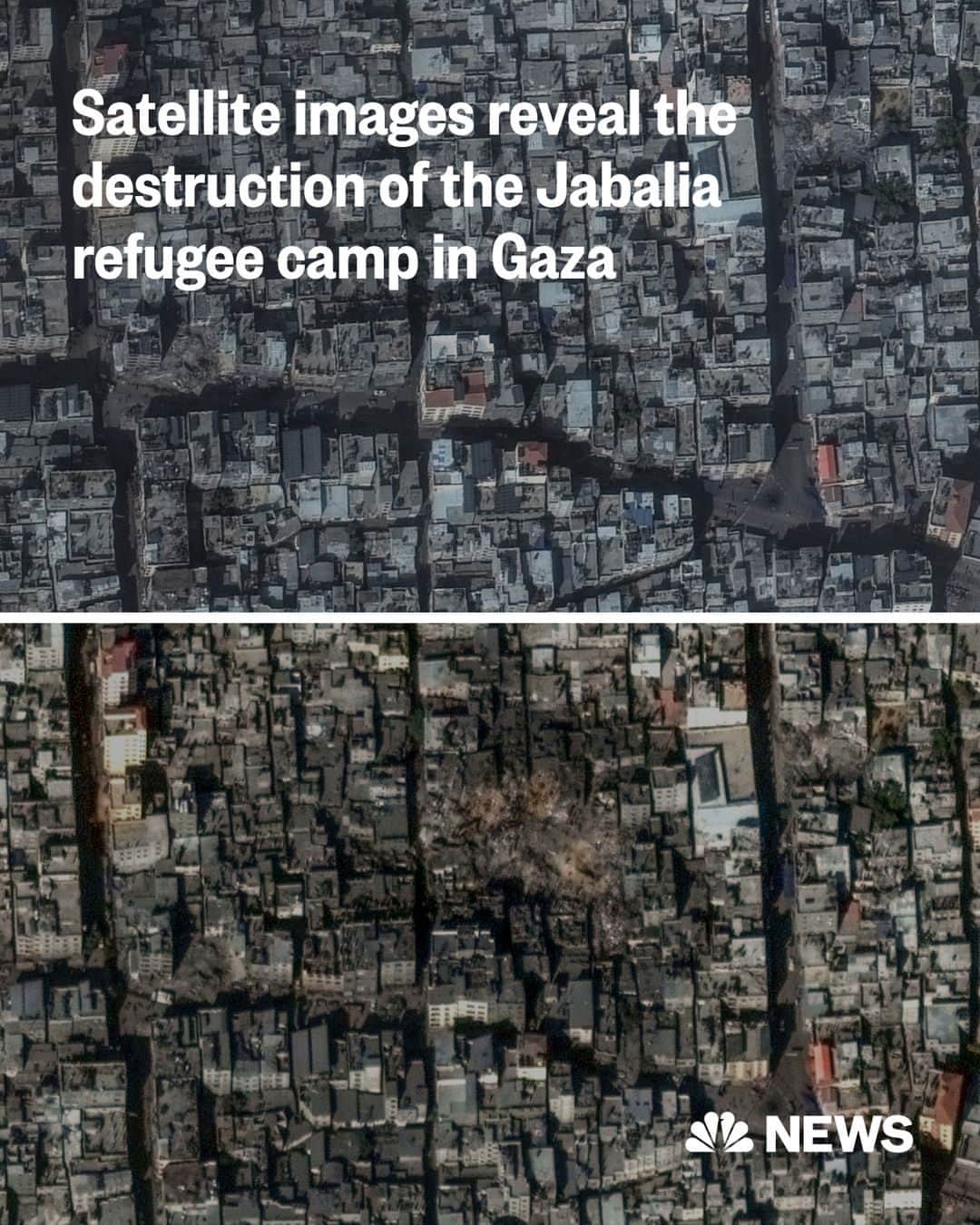 NBC Newsさんのインスタグラム写真 - (NBC NewsInstagram)「Satellite images show the ...