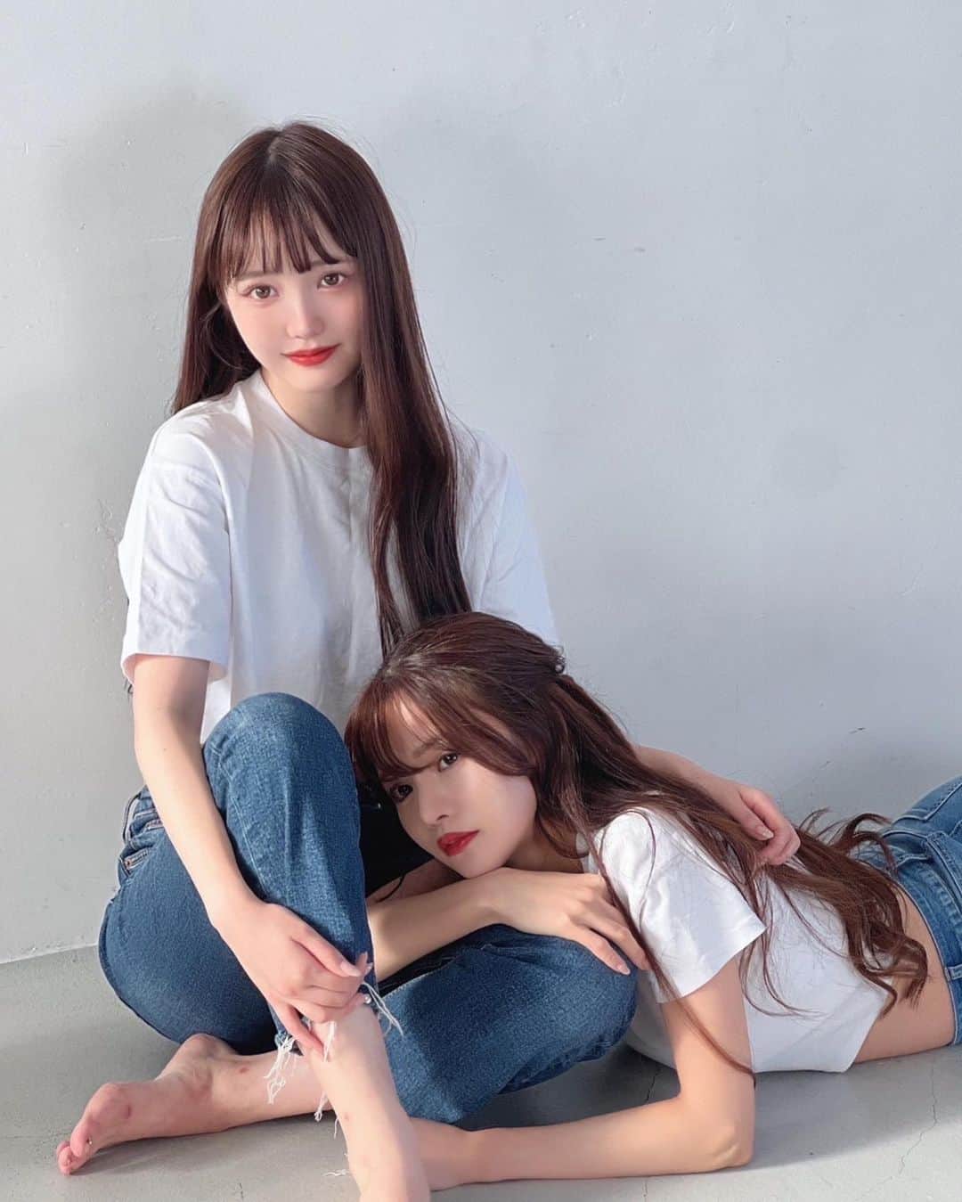 Isakoさんのインスタグラム写真 - (IsakoInstagram)「みんなで撮影したよ💓 カジュアル可愛い @rikako_0331 ...