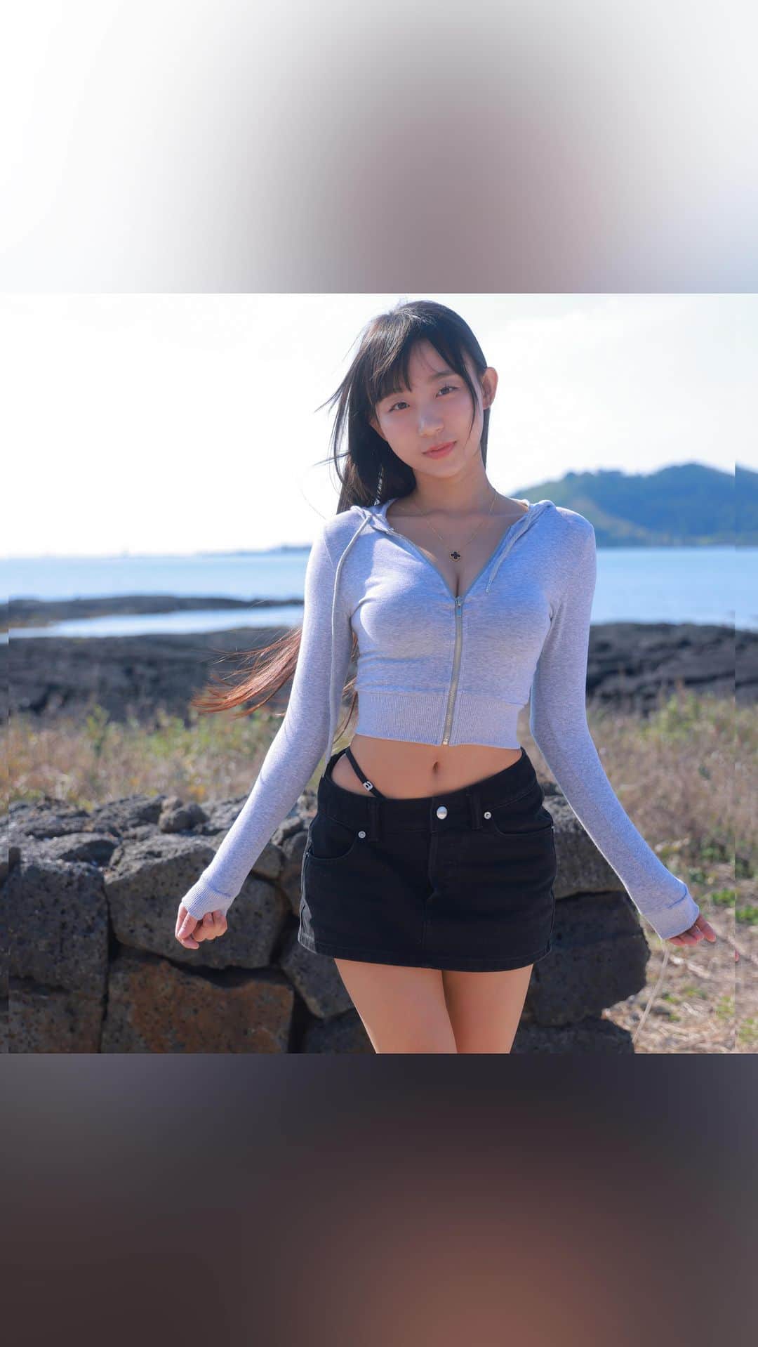 ピョ・ウンジさんのインスタグラム動画 - (ピョ・ウンジInstagram)「Jeju Vlog coming soon💓 제주도 브이로그 ...