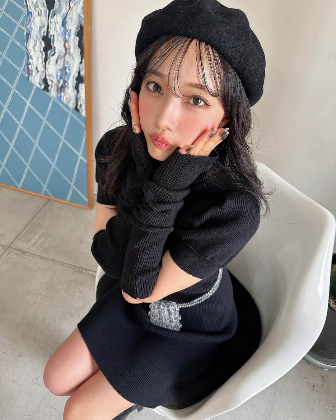 村瀬紗英さんのインスタグラム写真 - (村瀬紗英Instagram)「#dailylook 🎞️📸『MONOCH』世界観かわいい🖤🤍👽 #プリクラ #MONOCH」11月8日 17時38分 ...