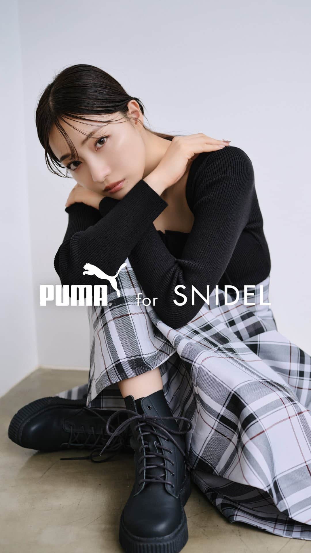 スナイデルさんのインスタグラム動画 - (スナイデルInstagram)「PUMA for SNIDEL 【PUMA】DINARA BOOTS SNIDEL ¥17,600taxin Size ...
