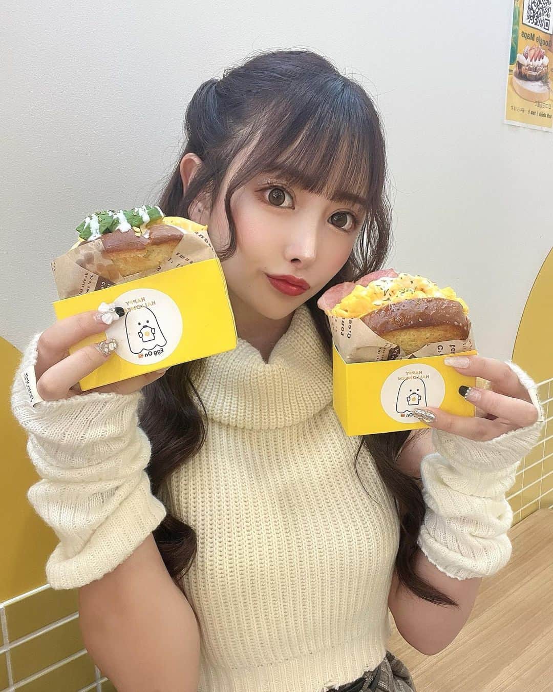Shihoさんのインスタグラム写真 Shihoinstagram 「 Eggon Official 🥚🤍 Pr」11月