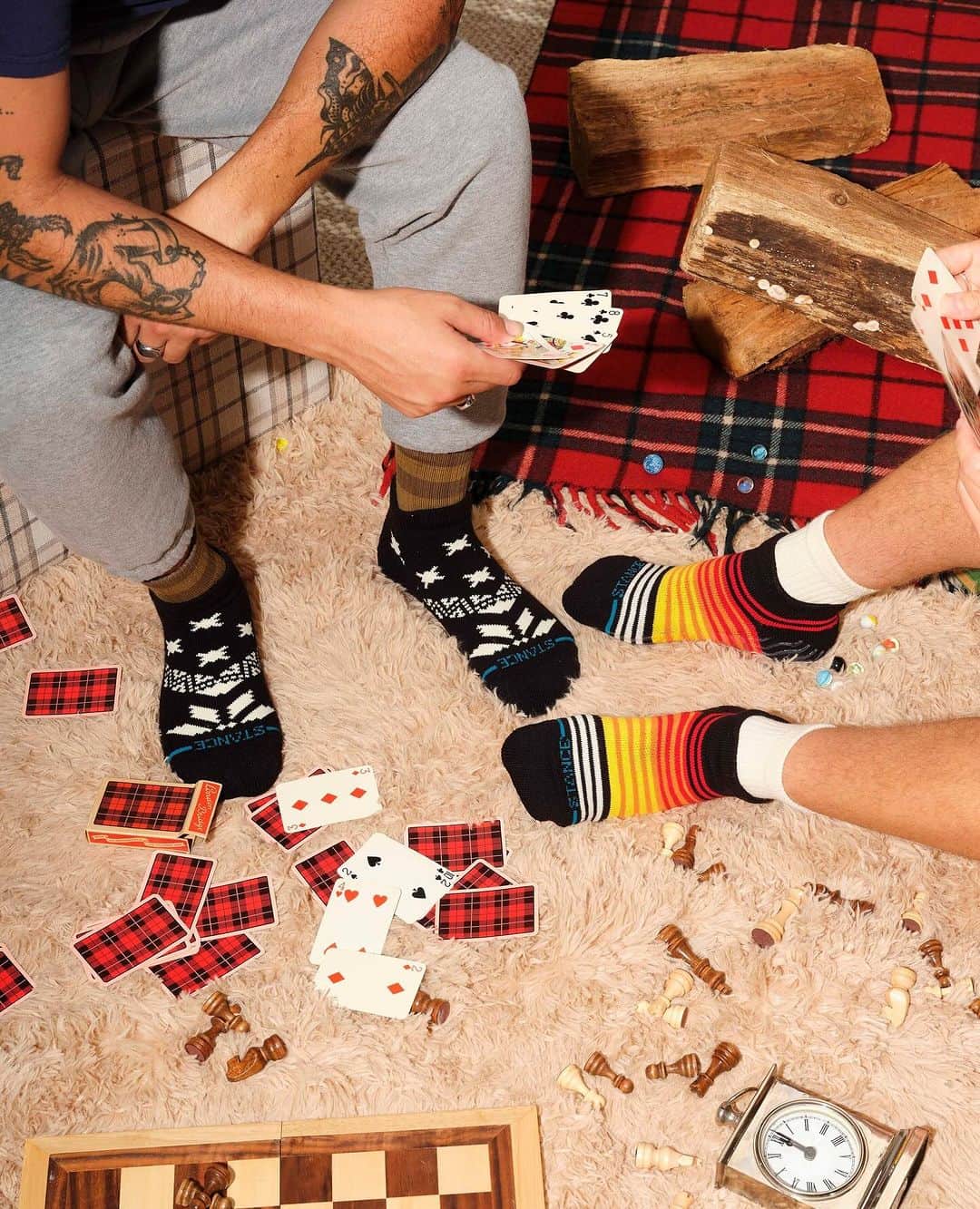 Stanceさんのインスタグラム写真 - (StanceInstagram)「Slip into softness. ☁️🧦⁠ ⁠ Four styles, one Cozy Quarter ...