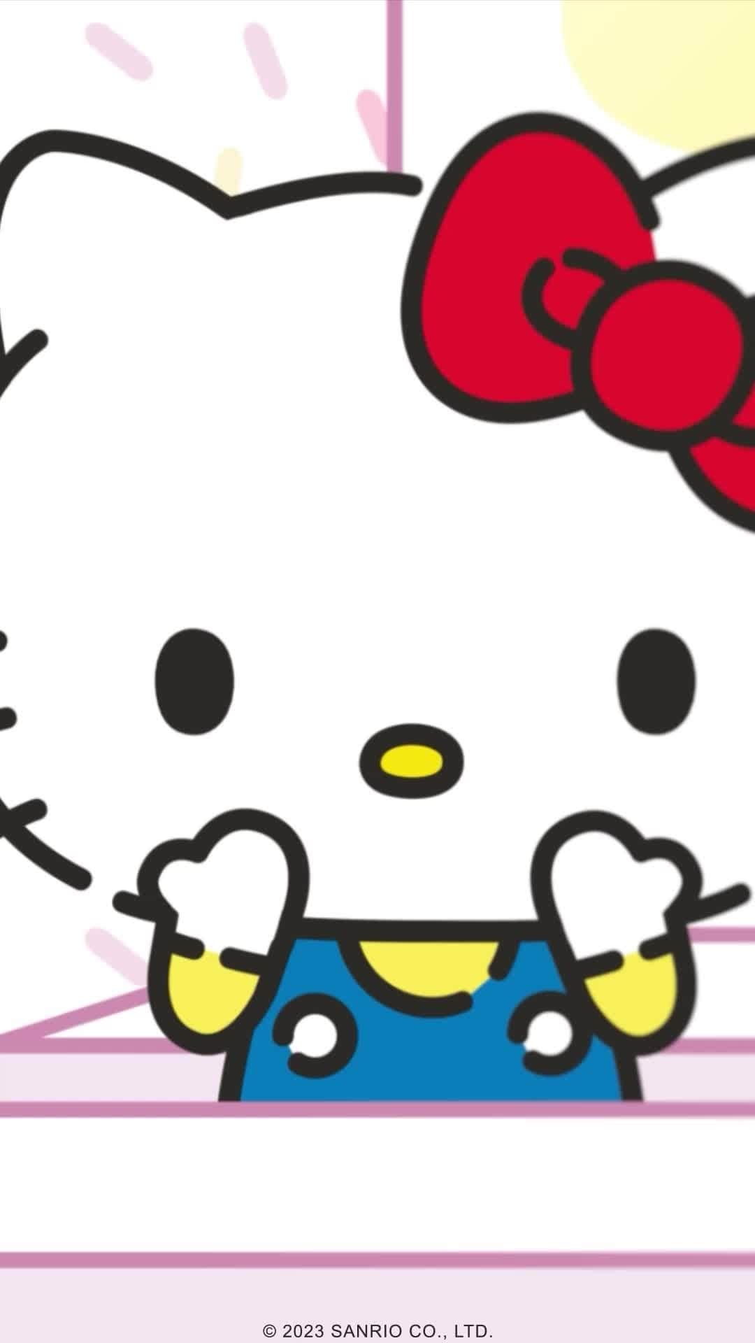 Hello Kittyさんのインスタグラム動画 - (Hello KittyInstagram)「Watch Keroppi spread ...
