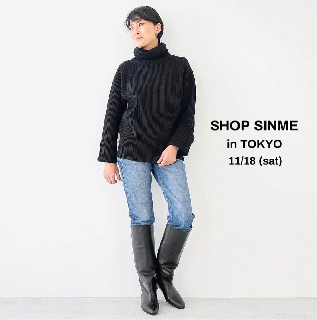 SINMEさんのインスタグラム写真 - (SINMEInstagram)「SHOP SINME in TOKYO開催のお知らせ シンメ初のロングブーツの発売を記念して、 SHOP SINME ...
