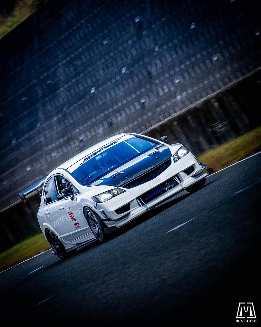 mistbahnさんのインスタグラム写真 - (mistbahnInstagram)「_ NO NAME Honda FD2 CIVIC ...