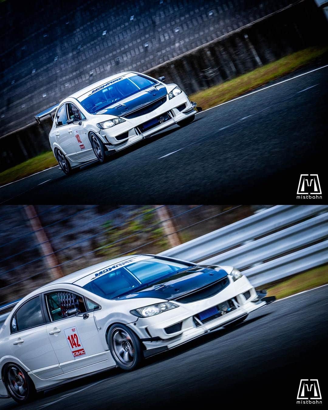mistbahnさんのインスタグラム写真 - (mistbahnInstagram)「_ NO NAME Honda FD2 CIVIC ...