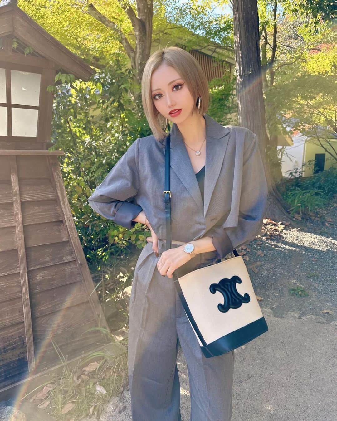 ちゃんかおさんのインスタグラム写真 - (ちゃんかおInstagram)「. . . . 神社巡り幸せ⛩️🌿 . . お気に入りコーデ♡♡ ...