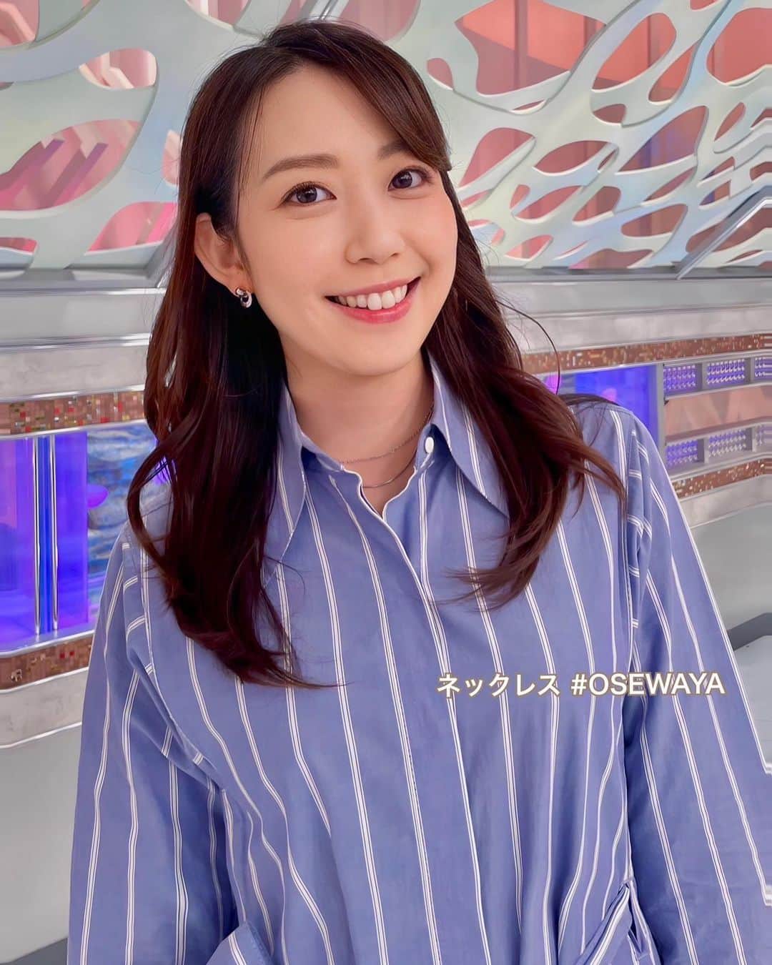 須黒清華さんのインスタグラム写真 - (須黒清華Instagram)「今夜も8:54から「日経ニュースプラス9」です💁‍♀️ たまにはかっちりパンツスーツの日もあります😊 衣装 #Respec ...