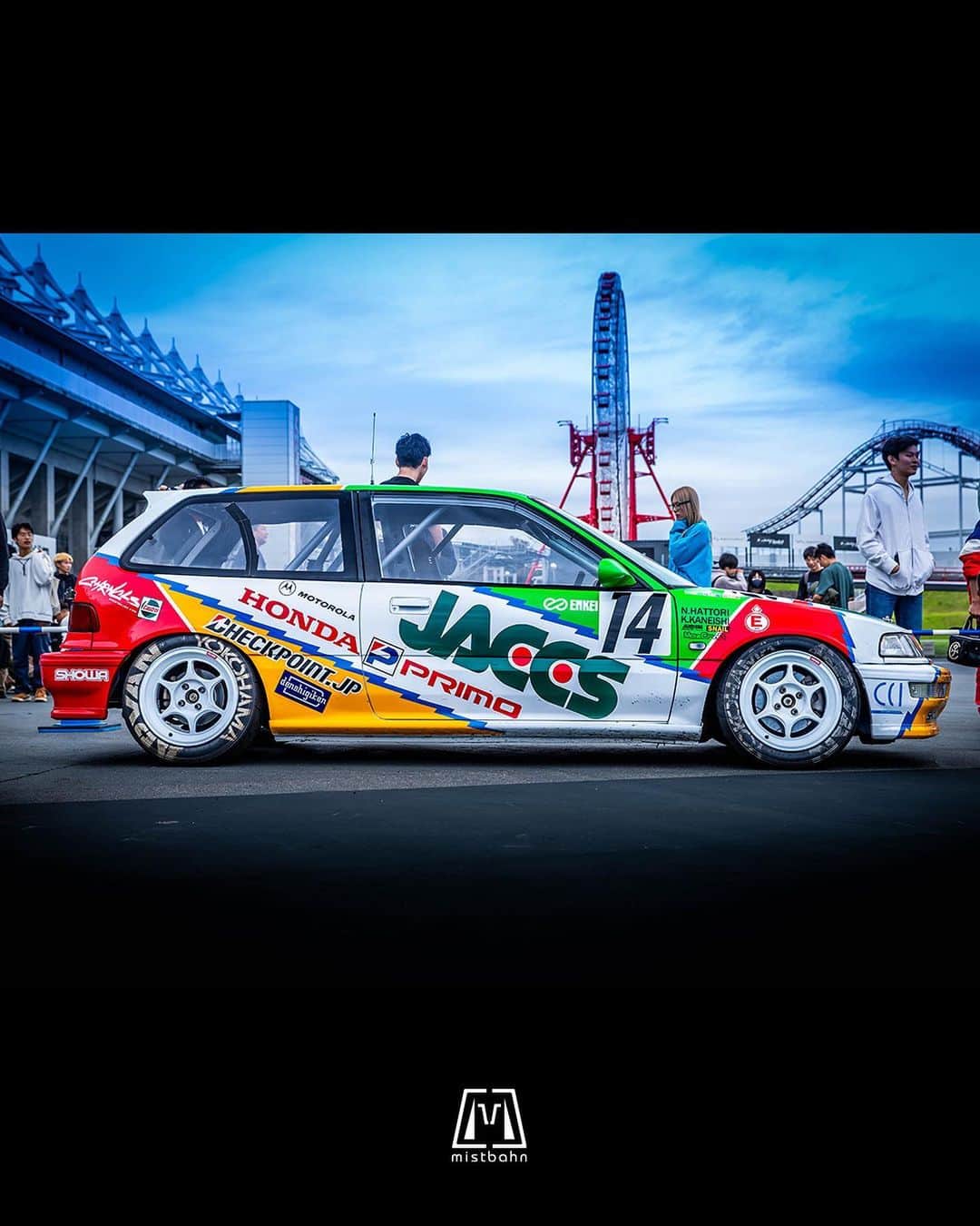 mistbahnさんのインスタグラム写真 - (mistbahnInstagram)「_ WHARP RACING 瞬間移動 Honda ...