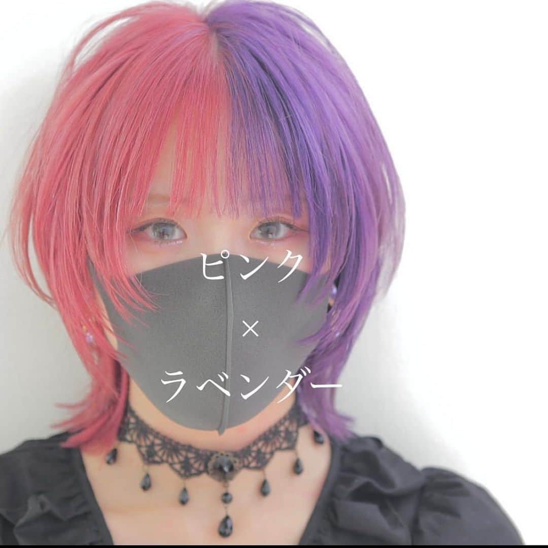 オオモトさんのインスタグラム写真 - (オオモトInstagram)「色の組み合わせって難しいですよね。 この色良いなって思っても、 髪色に ...