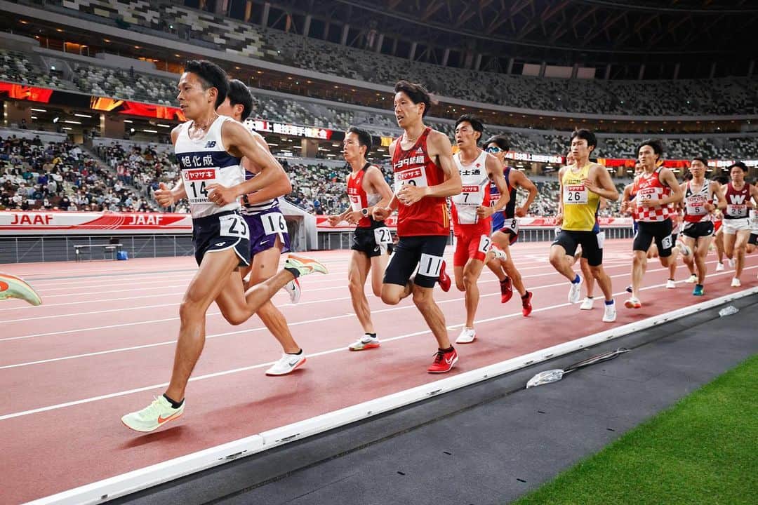 日本陸上競技連盟さんのインスタグラム写真 - (日本陸上競技連盟Instagram)「. #日本選手権10000m @国立 パリ五輪選考競技会🇫🇷 #Challenge25Laps にちなんだ ...